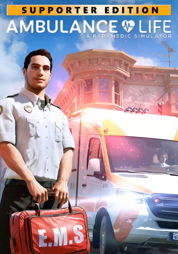 Игра Ambulance Life: A Paramedic Simulator - Supporter Edition (Steam; PC; Регион активации РФ+Страны СНГ)