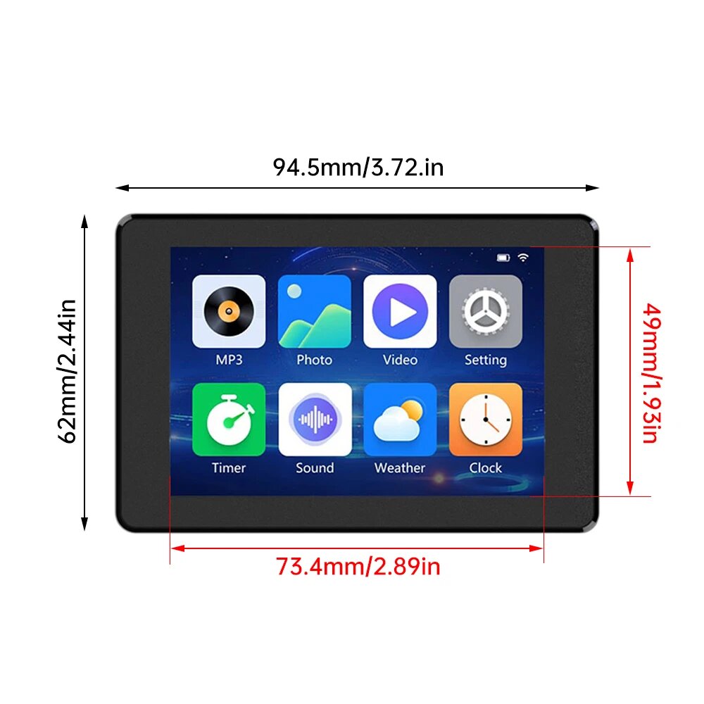 ESP32-S3 3,5-дюймовый емкостный сенсорный IPS-модуль 8M PSRAM 16M FLASH LVGL Разработка 320*480