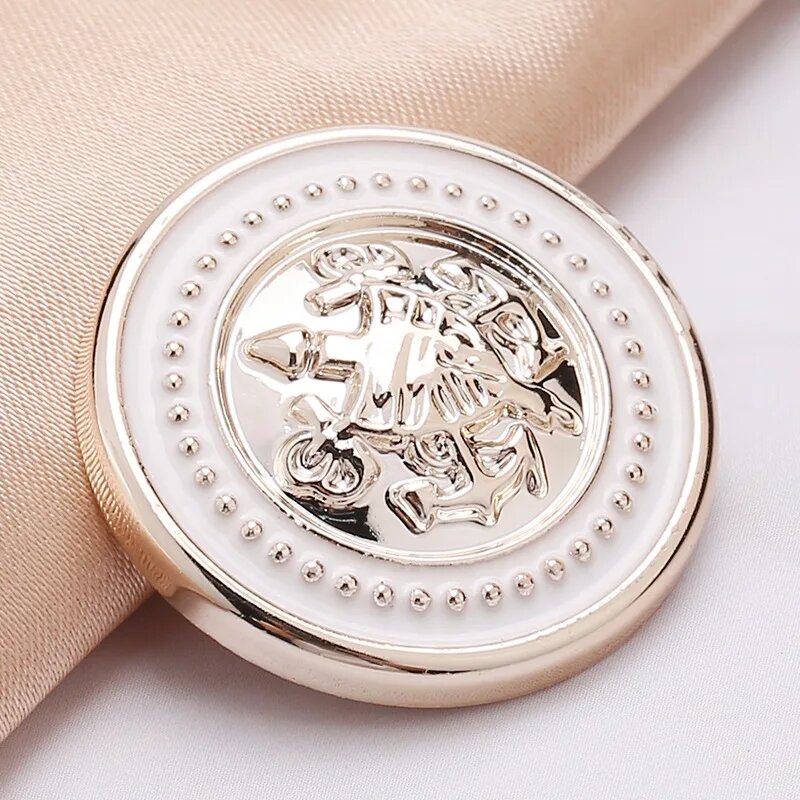 Пластиковые жемчужные пуговицы ZheHui 18/21/25 мм Серебряный, 34L 21.0 MM 10pcs, 22