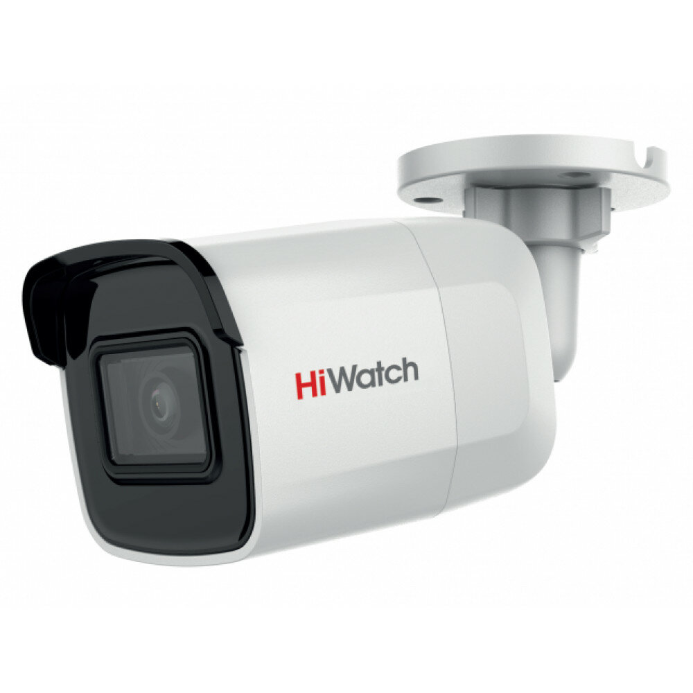 IP камера HiWatch DS-I650M(C) (2.8mm) уличная 6МП 3200 x 1800 H.265+ угол 103гр микрофон IP67 PoE, белая