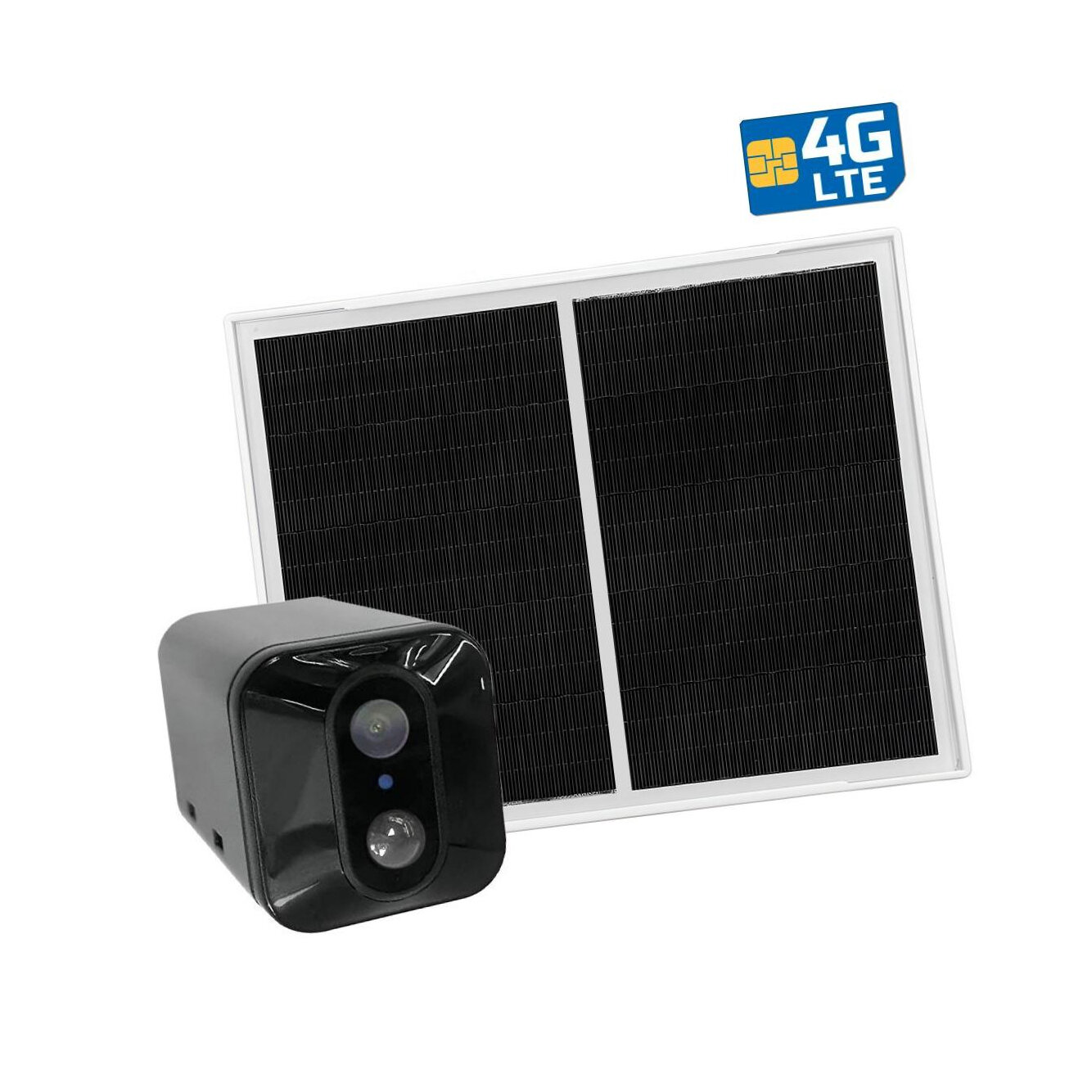 Переносная 4G IP камера наблюдения 3Mp с СИМ картой JMC-GH82-4G (3G/4G) (Q28036KOM) с датчиком движения и дополнительной солнечной батареей 8W.