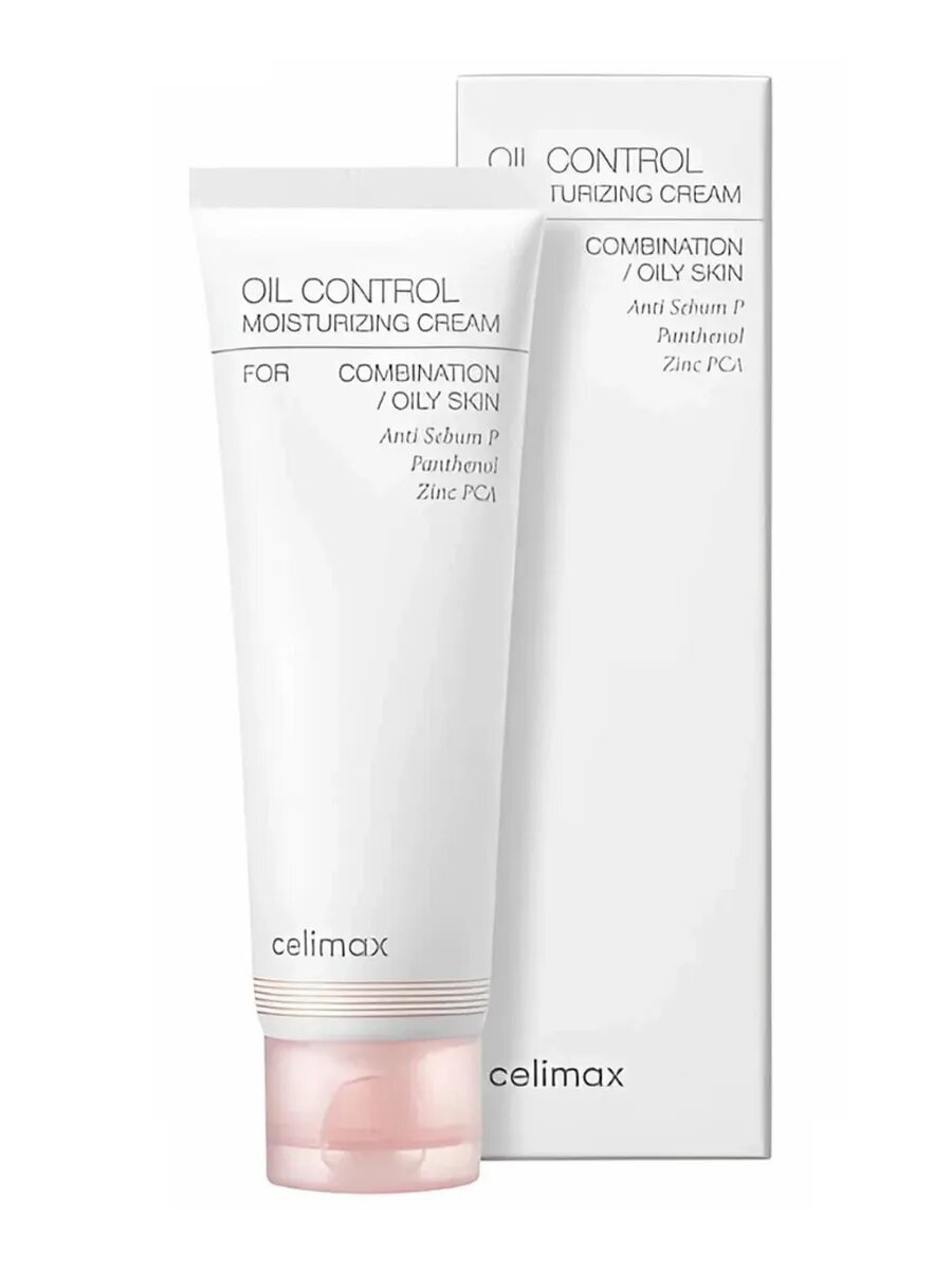 Крем Celimax для лица Oil Control Moisturizing Cream (NEW), для жирной кожи, 80 мл