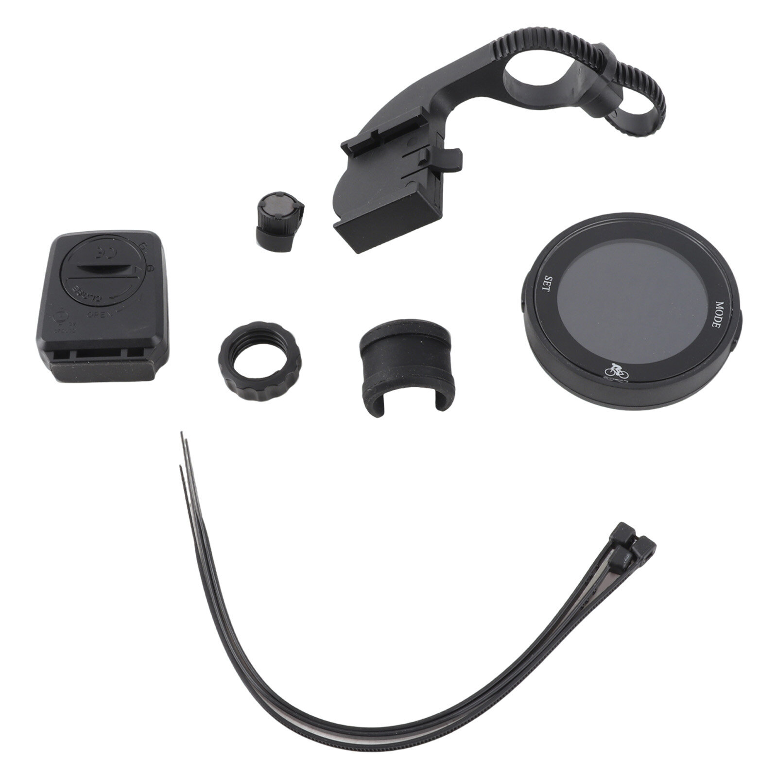 Велокомпьютер с датчиком скорости, шага и частоты, светодиодной подсветкой, большим экраном, беспроводной спидометр и одометр с кронштейном.