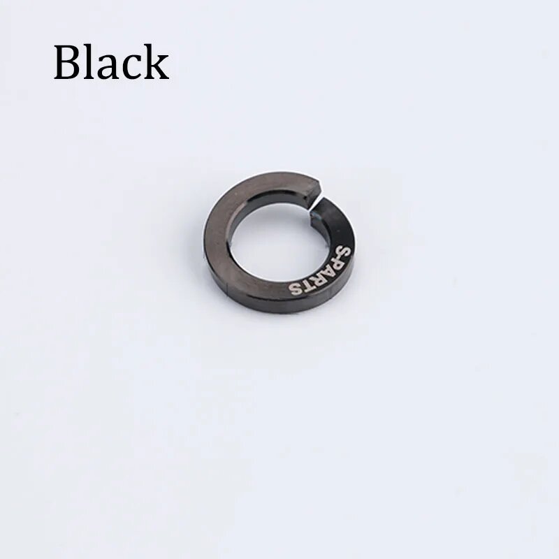 Пружинные шайбы GooBetter TC4 M3 M4 M5 M6 M8 M10 M12 5 шт, Черный, Black, M4
