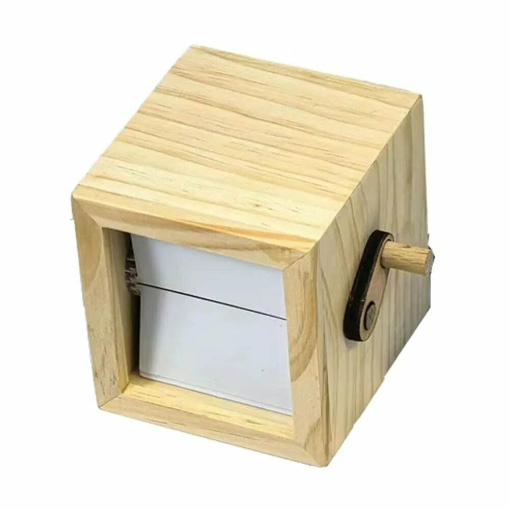 DIY деревянный вращающийся фотоальбом