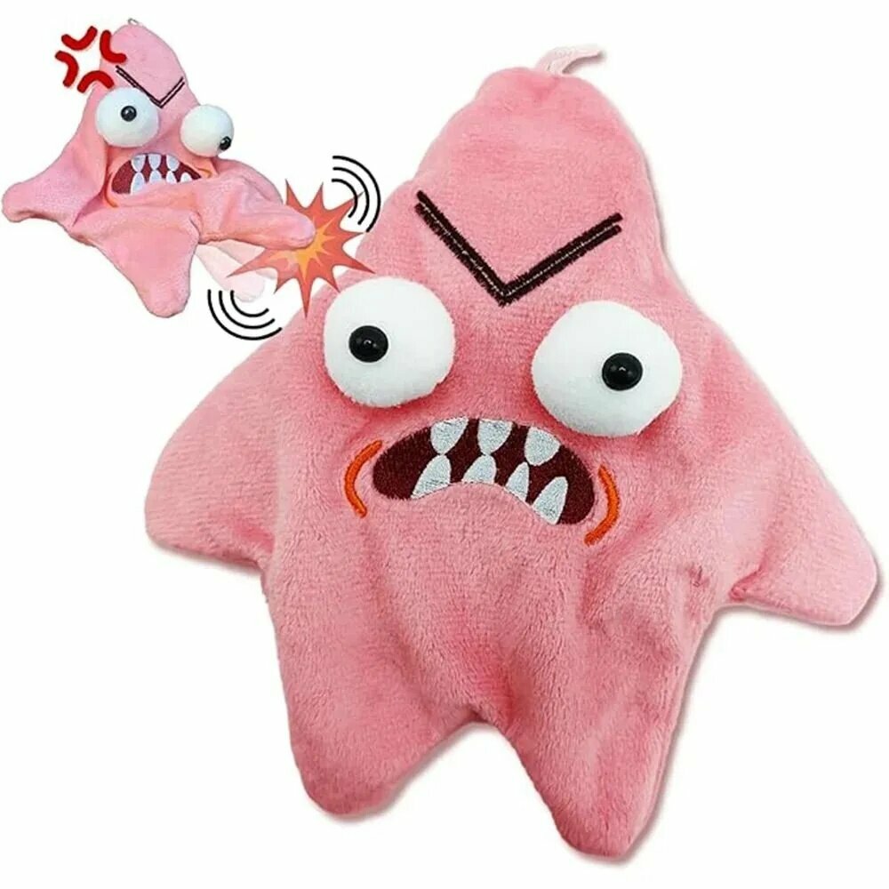 Злой Патрик, Материал: Тканевый Плюш, Наполнитель: Полипропиленовый Хлопок, Умеет Прыгать И Танцевать