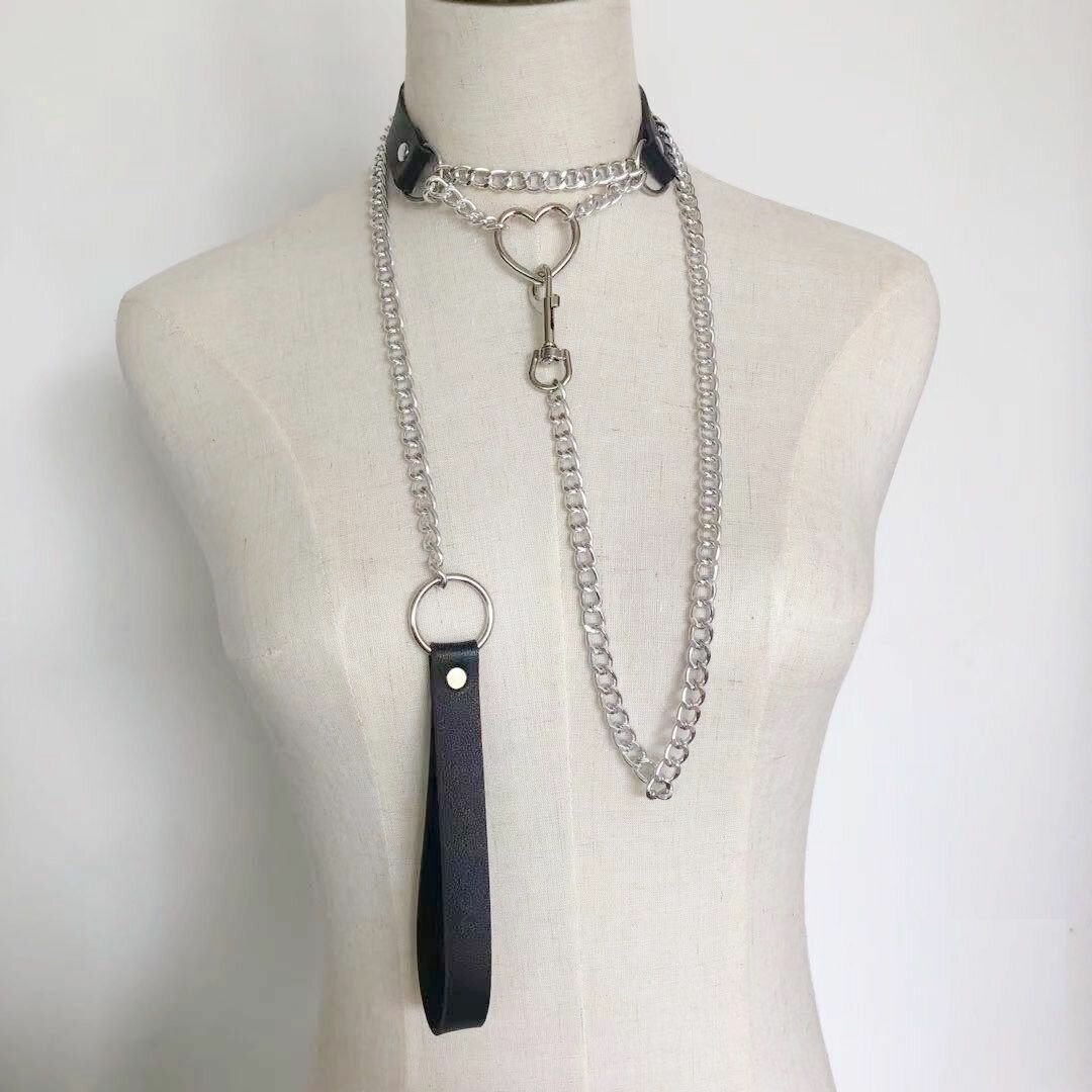 Love &Peace Ошейник с поводком