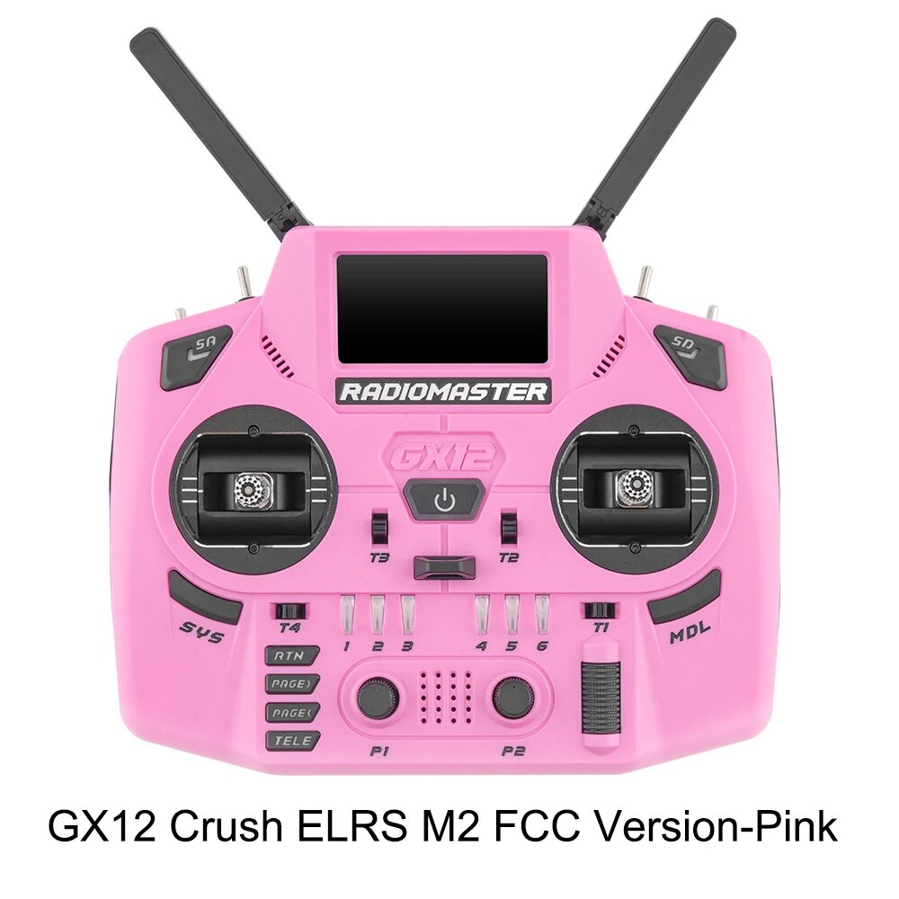 Radiomaster GX12 Crush Розовый FCC M2 радиоконтроллер