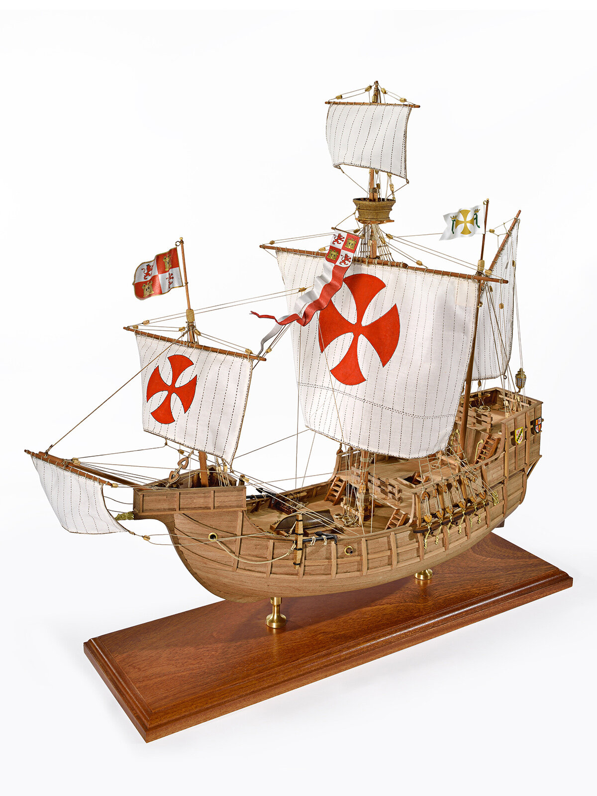 Сборная модель корабля для начинающих от Amati, Santa Maria (Санта Мария), 170 часов, М.1:65