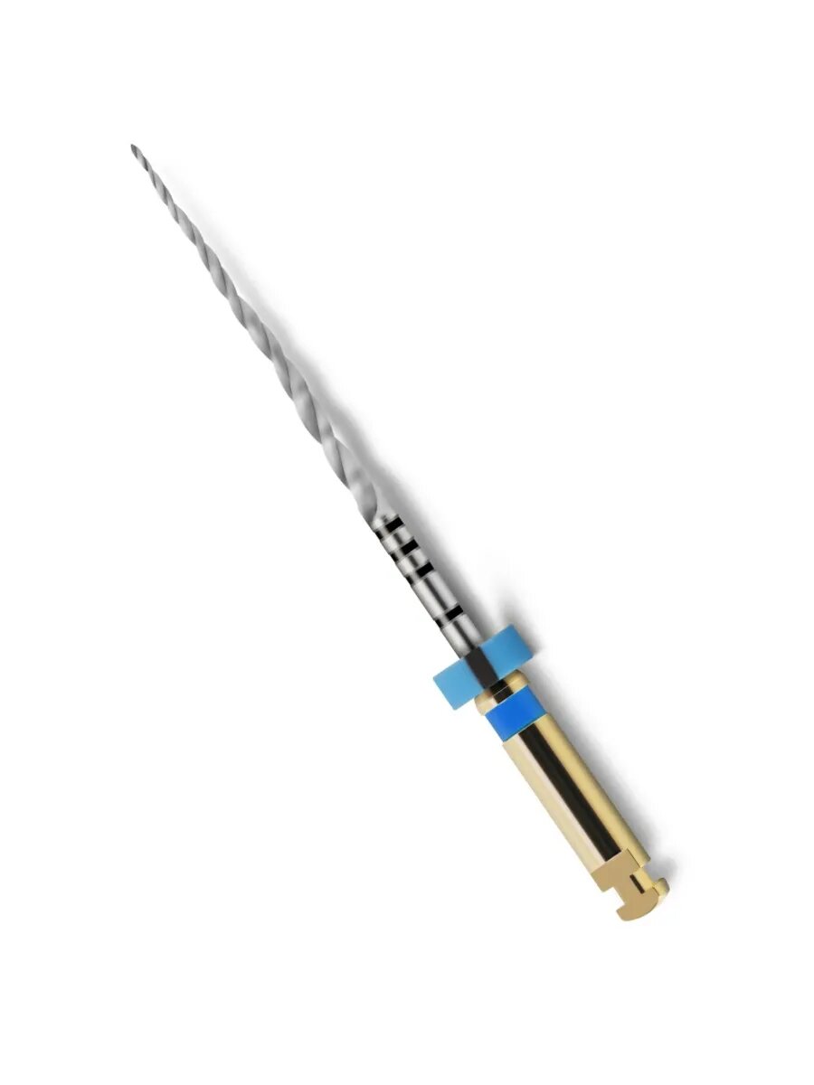 ProTaper Next X3/25 мм, 3 шт. - машинный файл NiTi, синий