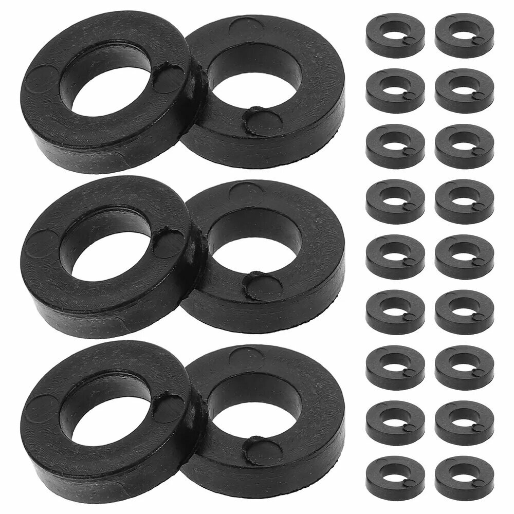 Пластиковые шайбы для барабанов черные 100 шт