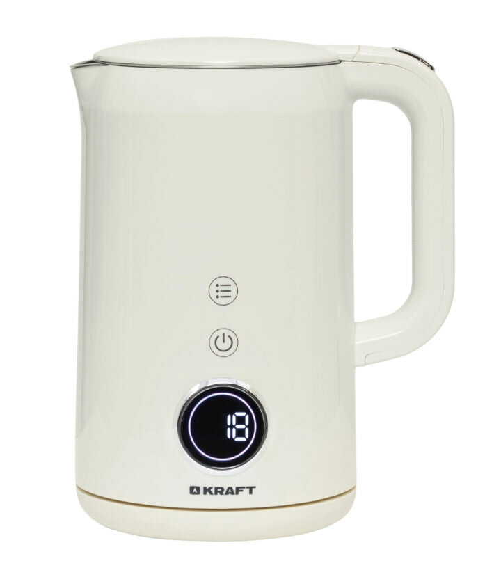 Чайник KRAFT KF-KPS1763DLBG 1,7л, 2200Вт, двойные стенки, выбор. t