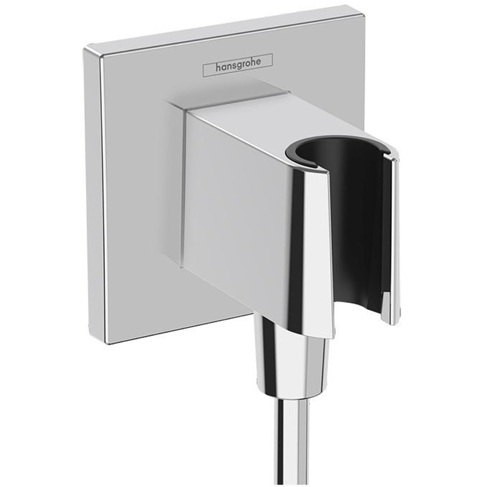 Держатель ручного душа Hansgrohe (Хансгрое) , с выводом, цвет: хром 26889000