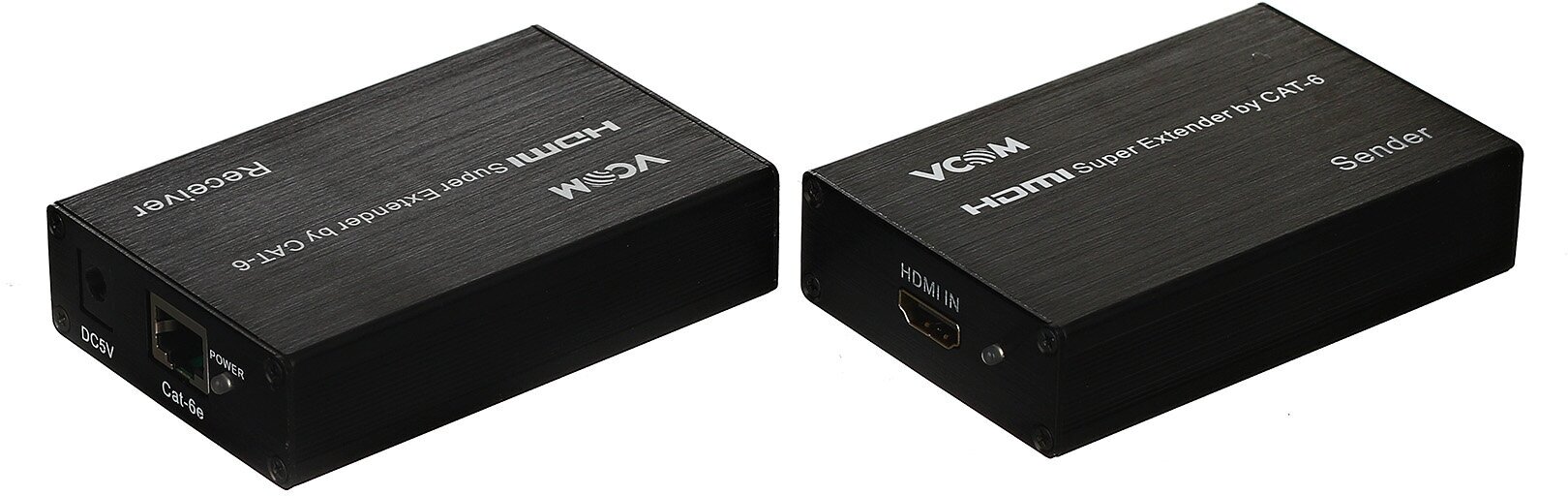 Удлинитель HDMI по витой паре до 60м extender +2б. п. VCOM