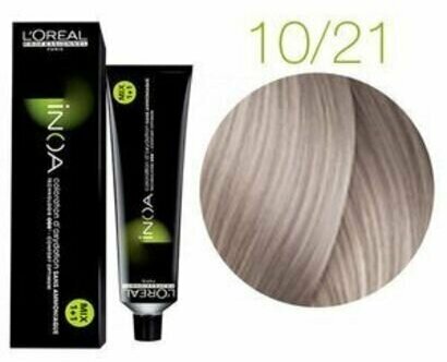 L'Oreal Professionnel Inoa 10.21 Очень очень светлый блондин перламутрово-пепельный 60 мл