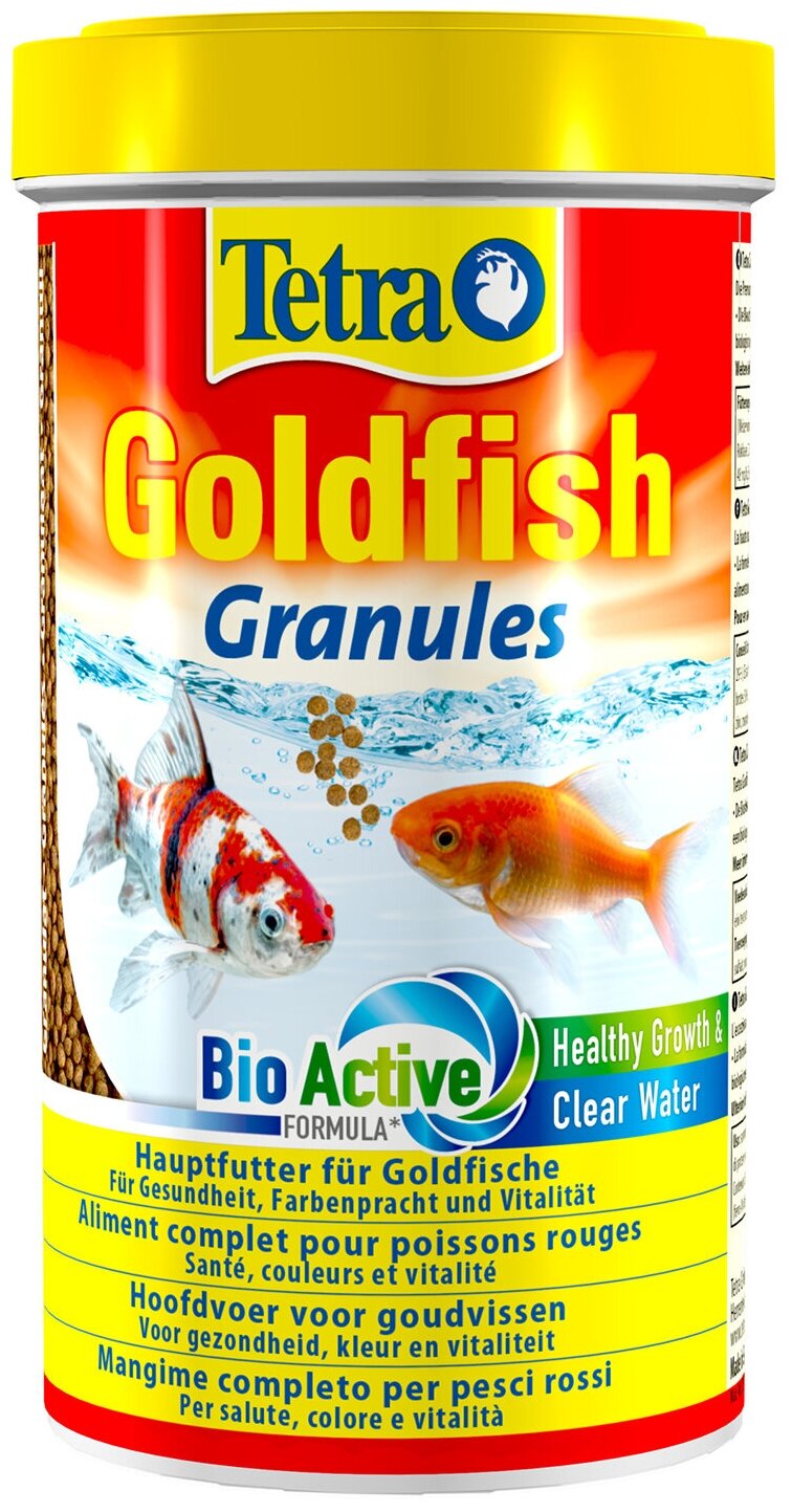 Корм в гранулах для золотых рыб TetraGoldfish Granules, 500 мл