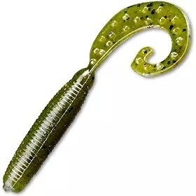 Силиконовая приманка REINS FAT G TAIL GRUB 4 Цв. 002-Green Pumpkin