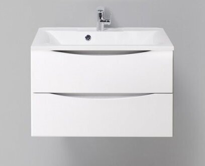 База под раковину подвесная BelBagno MARINO-800-2C-SO-BO-P Bianco Opaco