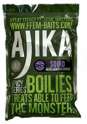 Бойлы тонущие FFEM Ajika Squid 20 мм 1 кг