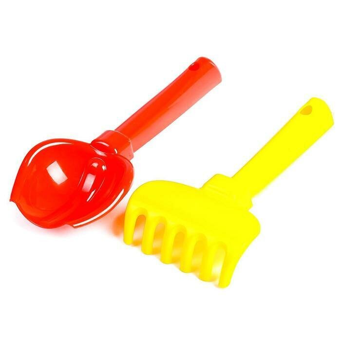 Набор для песочницы, совок, грабельки, для детей.