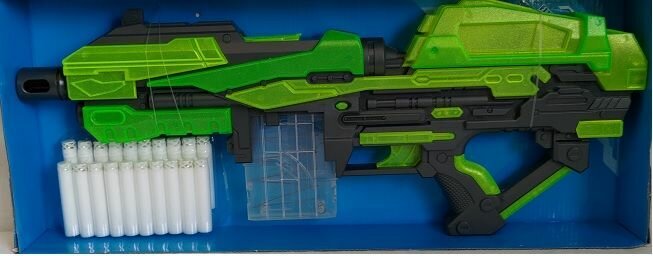 Бластер Soft Bullet Gun c мягкими пулями. Детский бластер.