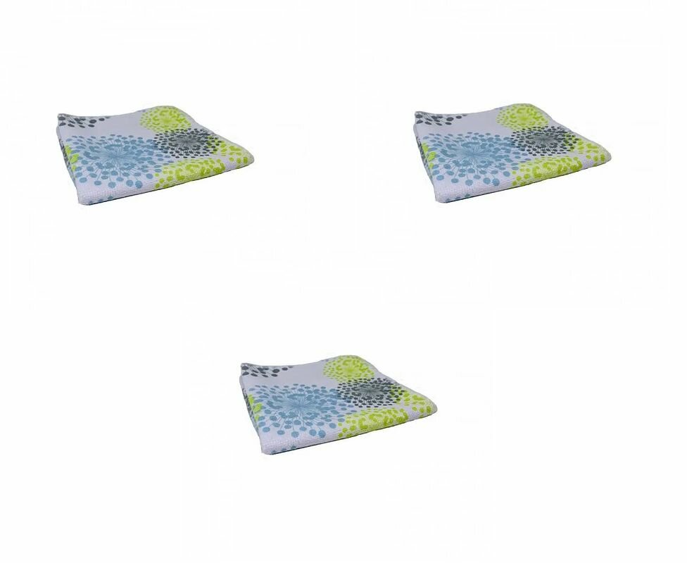 GlossHome Салфетка для уборки, микрофибра, 30х30 см, 1 шт, 3 уп