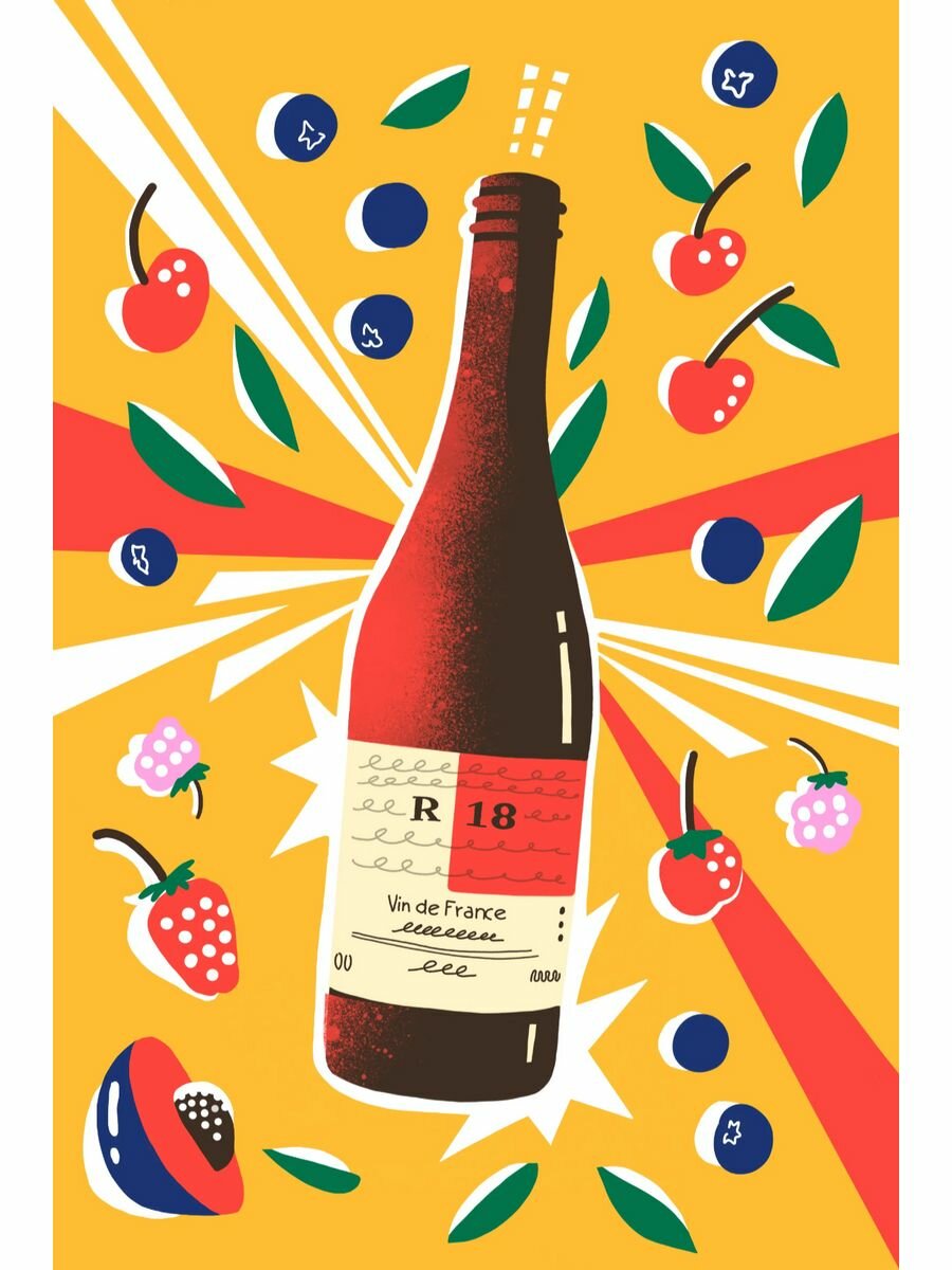 Постер "Французское вино"