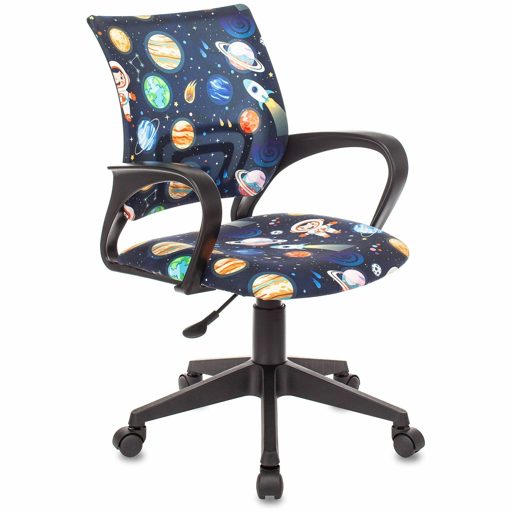 Кресло детское Бюрократ BUROKIDS 1, обивка: ткань, цвет: черный