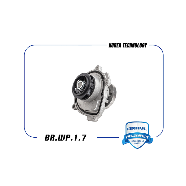 Brave BR. WP.1.7 (1700 / 25195119 / BRWP17_BR8) насос водяной 24405895 br. wp.1.7 с прокладкой Chevrolet (Шевроле) cruze,