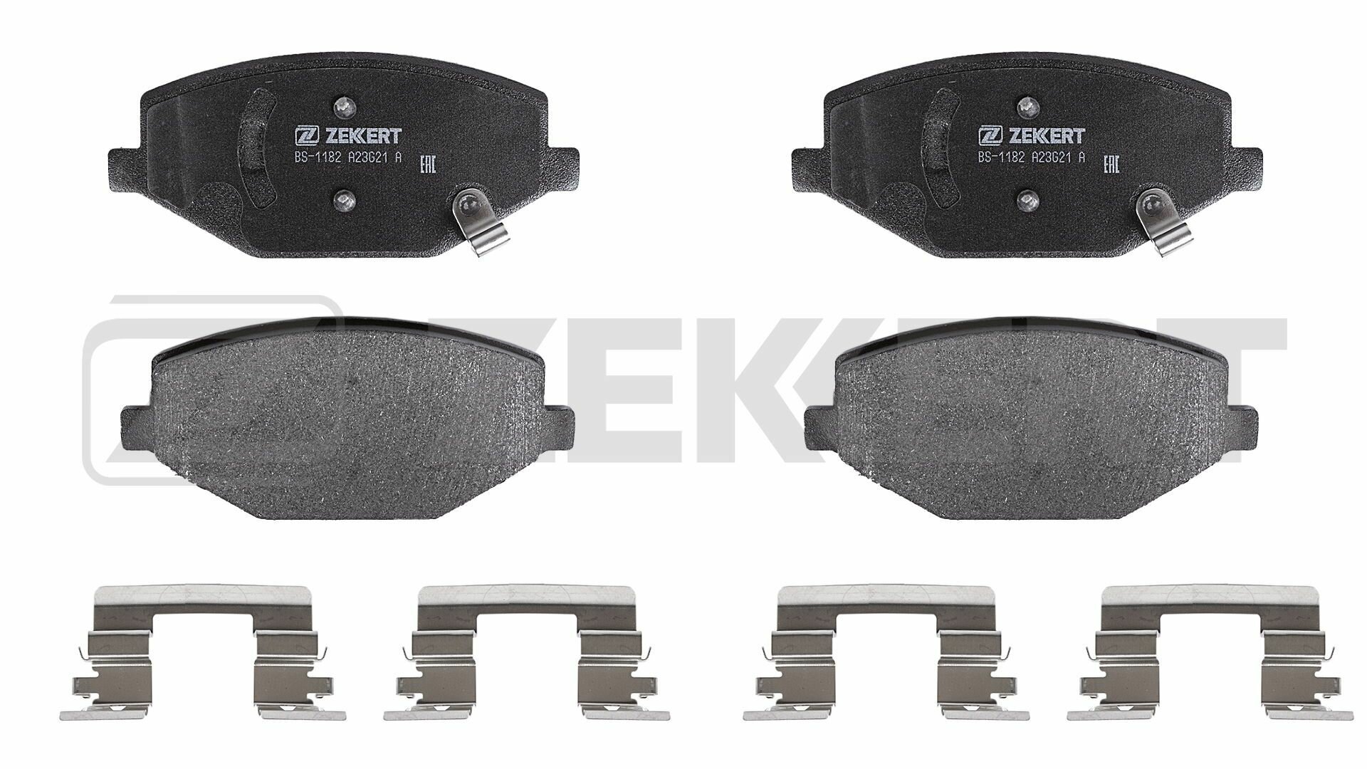 Колодки передние тормозные Zekkert BS1182 для GEELY Coolray 20