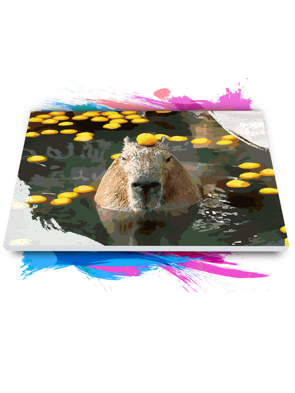 Картина по номерам на холсте Капибара, 40 х 50 см