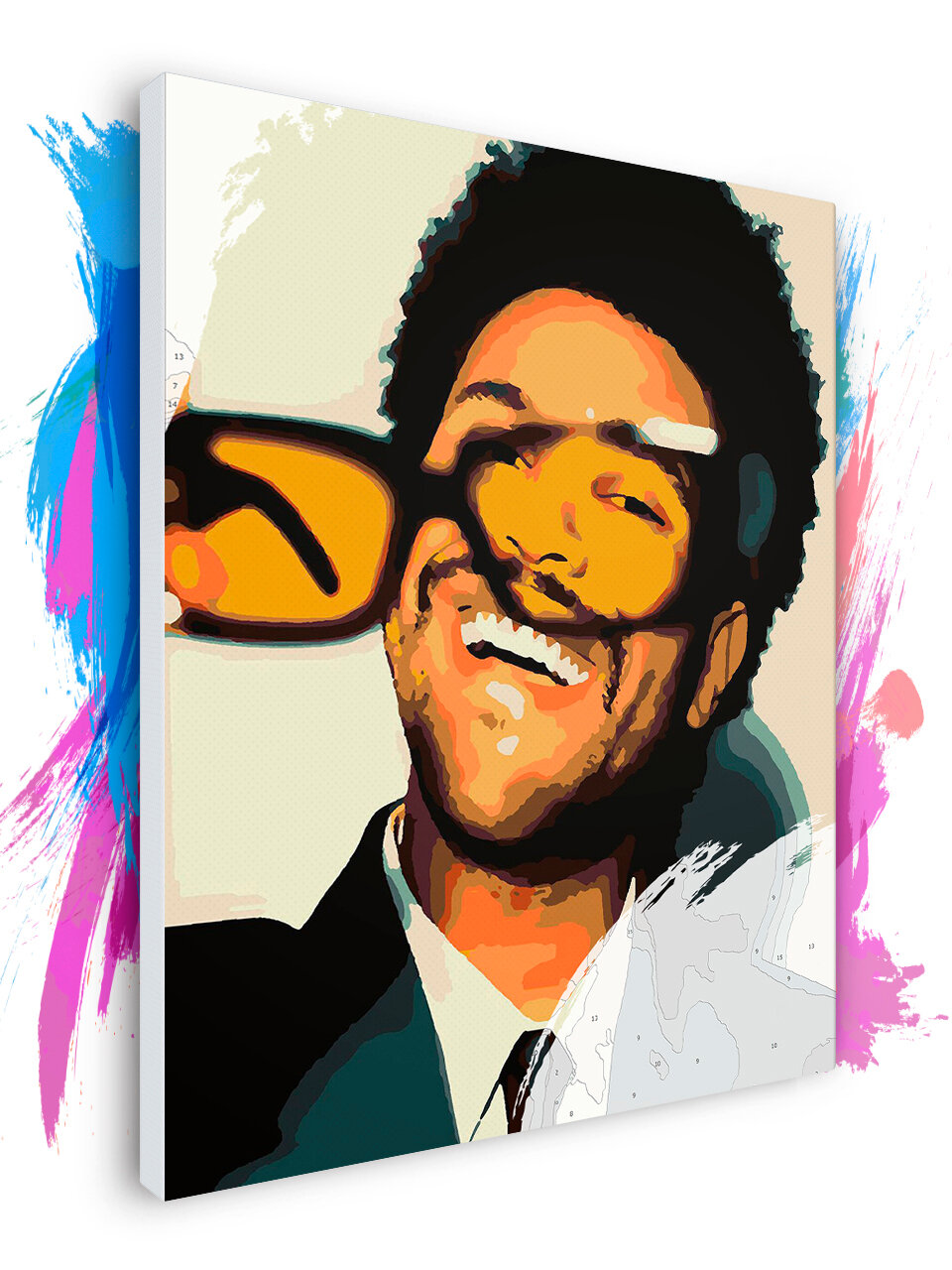 Картина по номерам на холсте The Weeknd, 50 х 70 см