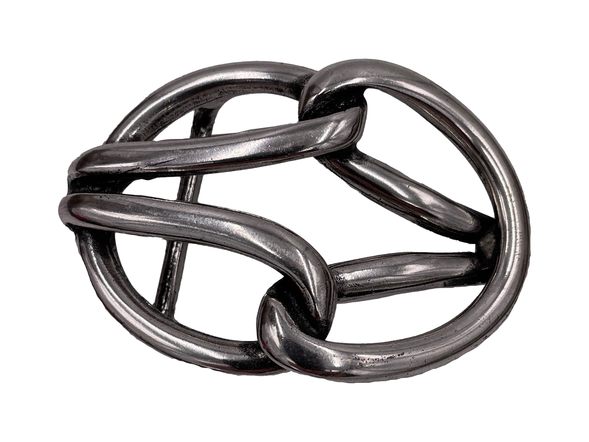 Пряжка для ремня LUCA KAYZ MIT SEIL UMWICKELT SILVER OVAL