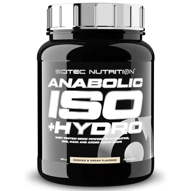 Протеин для набора мышечной массы Scitec Nutrition Anabolic Iso+Hydro 920g (cookies & cream)