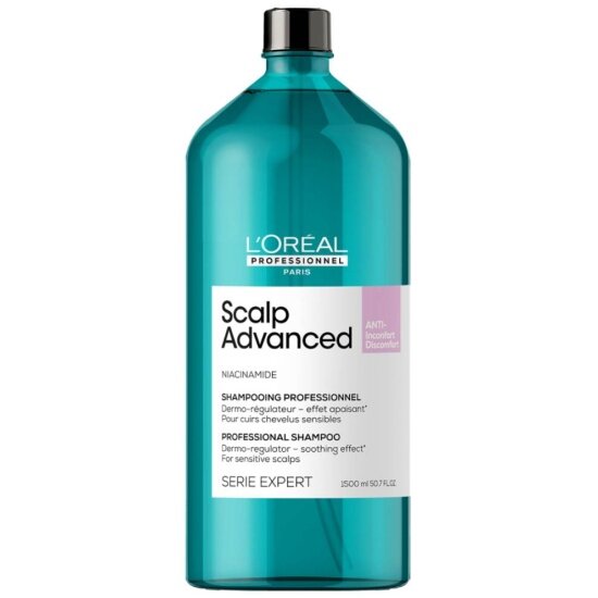 Шампунь регулирующий баланс L`oreal Professionnel Scalp Advanced, для чувств. кожи, 1,5 л