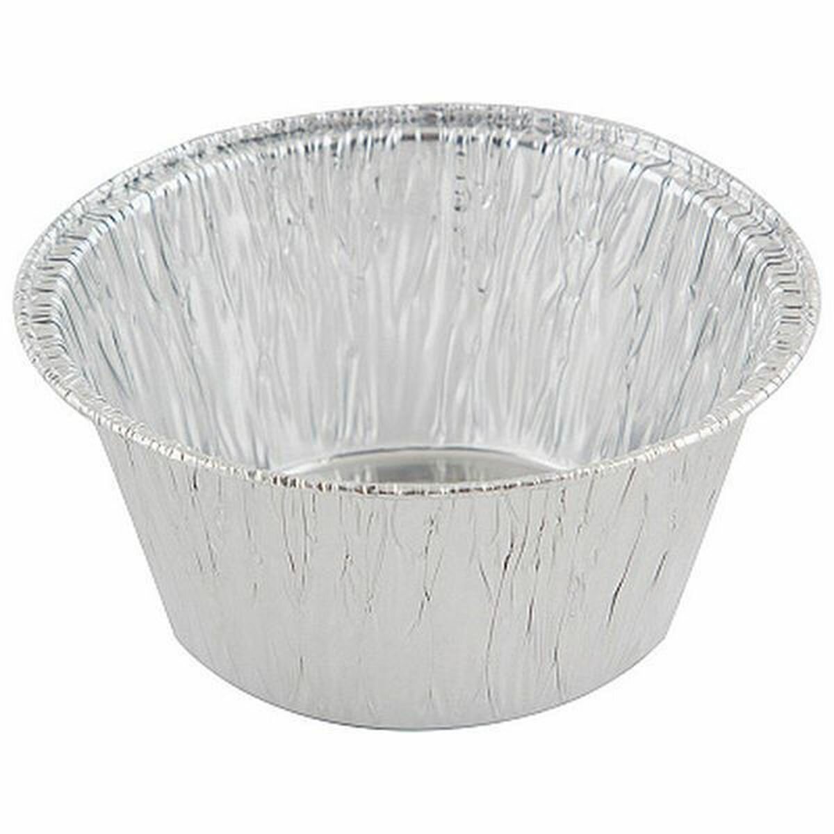 Форма для выпечки, LAMINA, размер: 7,8*7,8*3,7 см, из алюм фольги, круглая, одноразовая_упаковка 50 шт