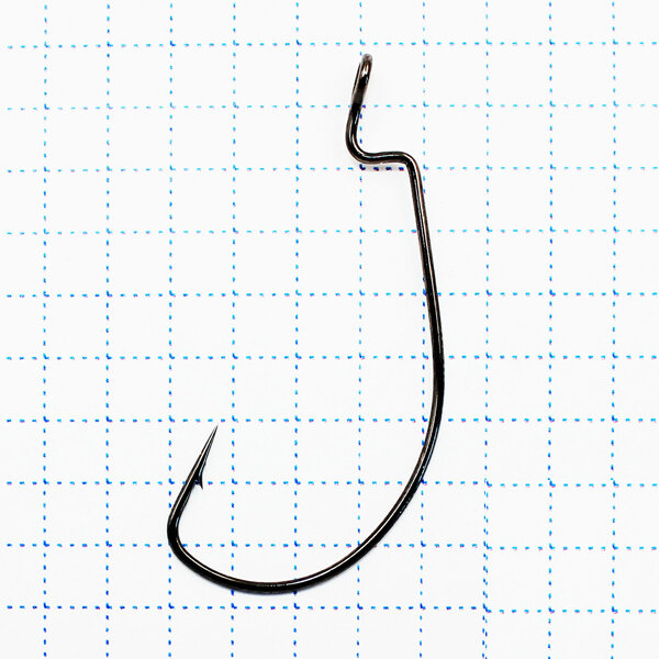 Крючок офсетный Koi "Wide Range worm", размер 1/0, 10 шт