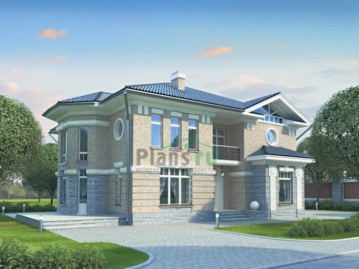 Проект дома Plans-52-02 (266 кв. м, газобетон)
