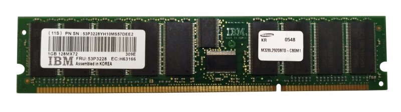Оперативная память Samsung M328L2920BT0-CB0M1 DDR 1Gb