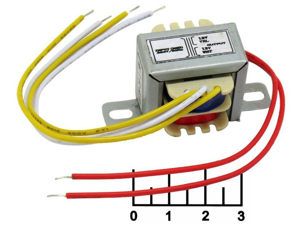 Трансформатор 2*12V 0.06A EI-28*19