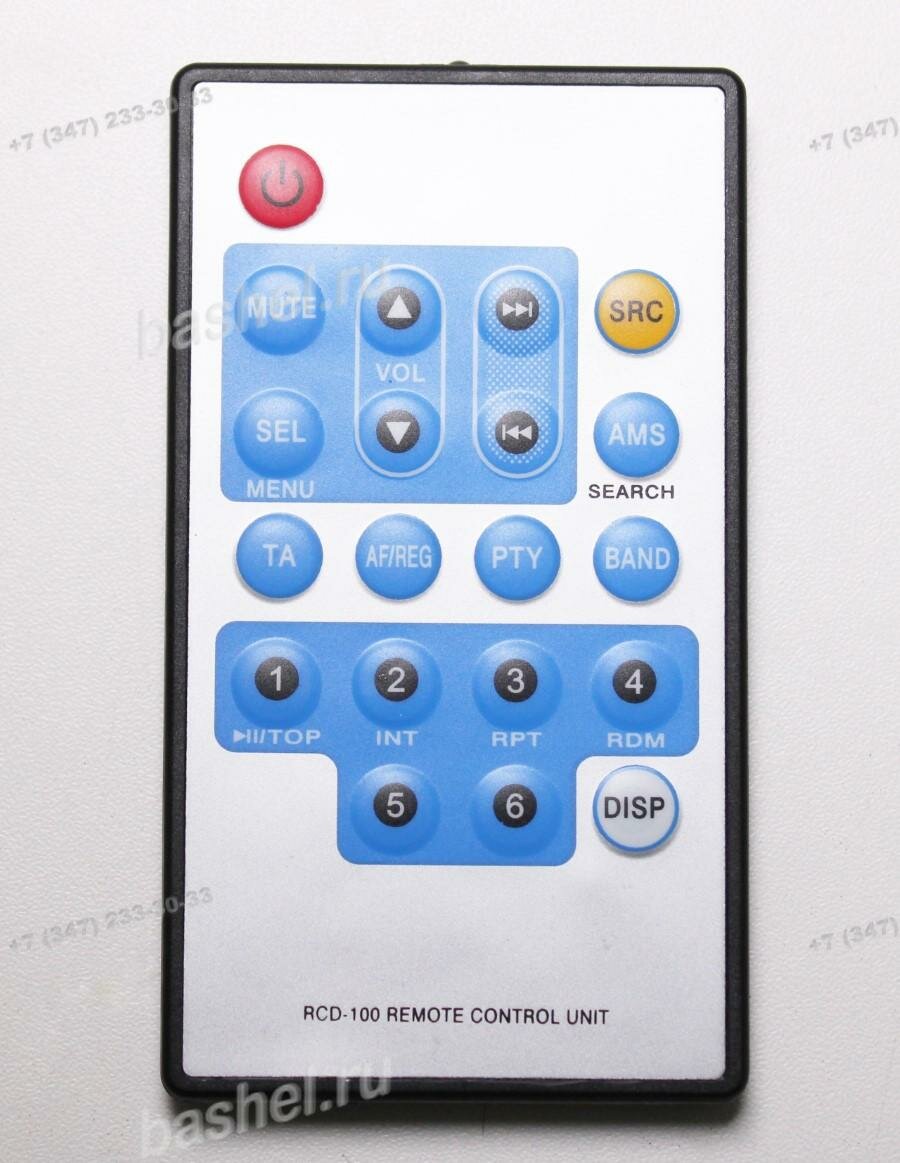 PROLOGY RCD-100 AUTO, Пульт ДУ
