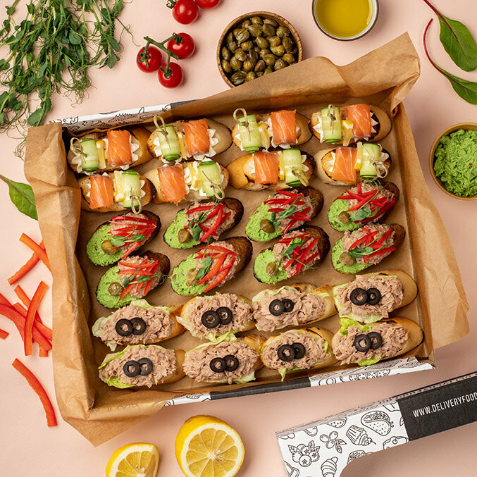 Бокс брускетт премиум #16