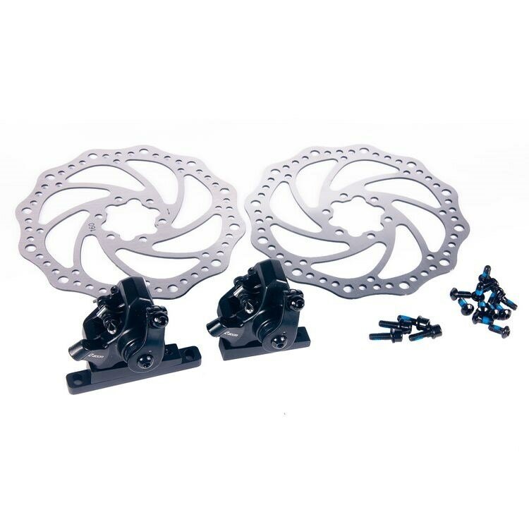 ZOOM Тормоз ZOOM DB-580 дисковый механический, комплект пер/зад (160 мм)