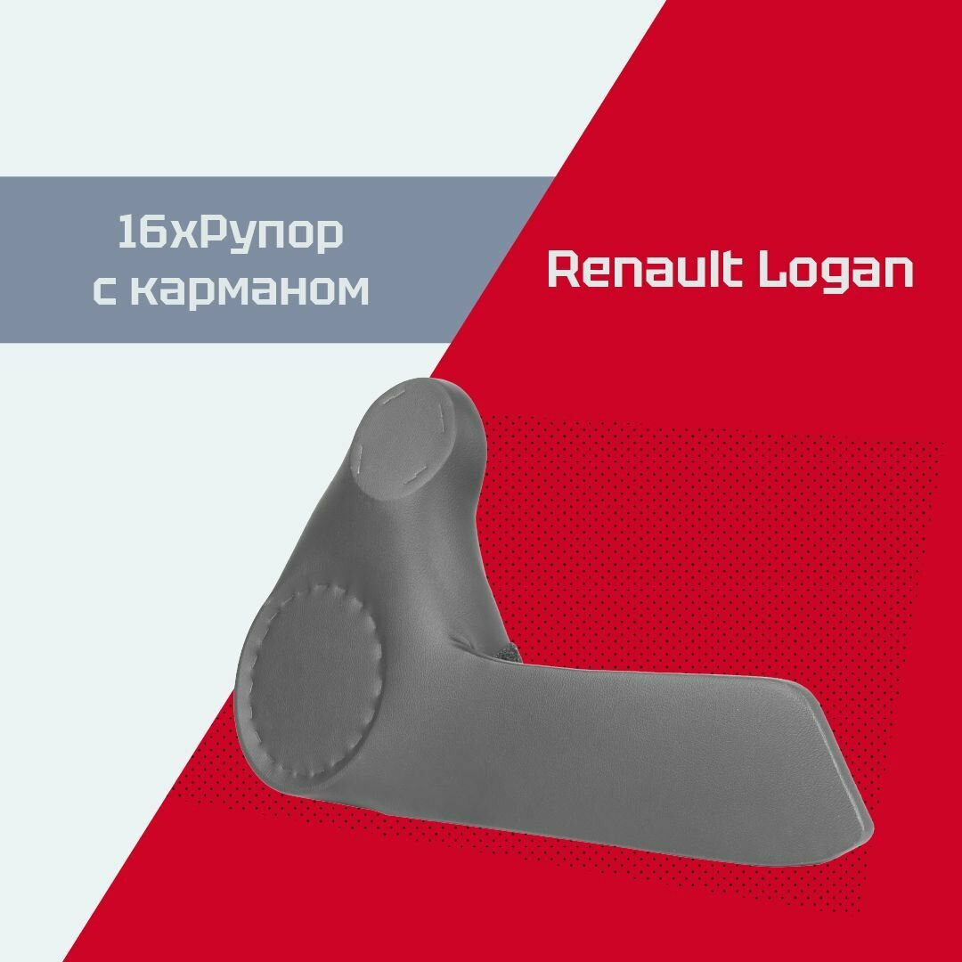 Акустические подиумы Рено Логан / Renault Logan (16хРУПОРНЫЙ твитер) / c карманом