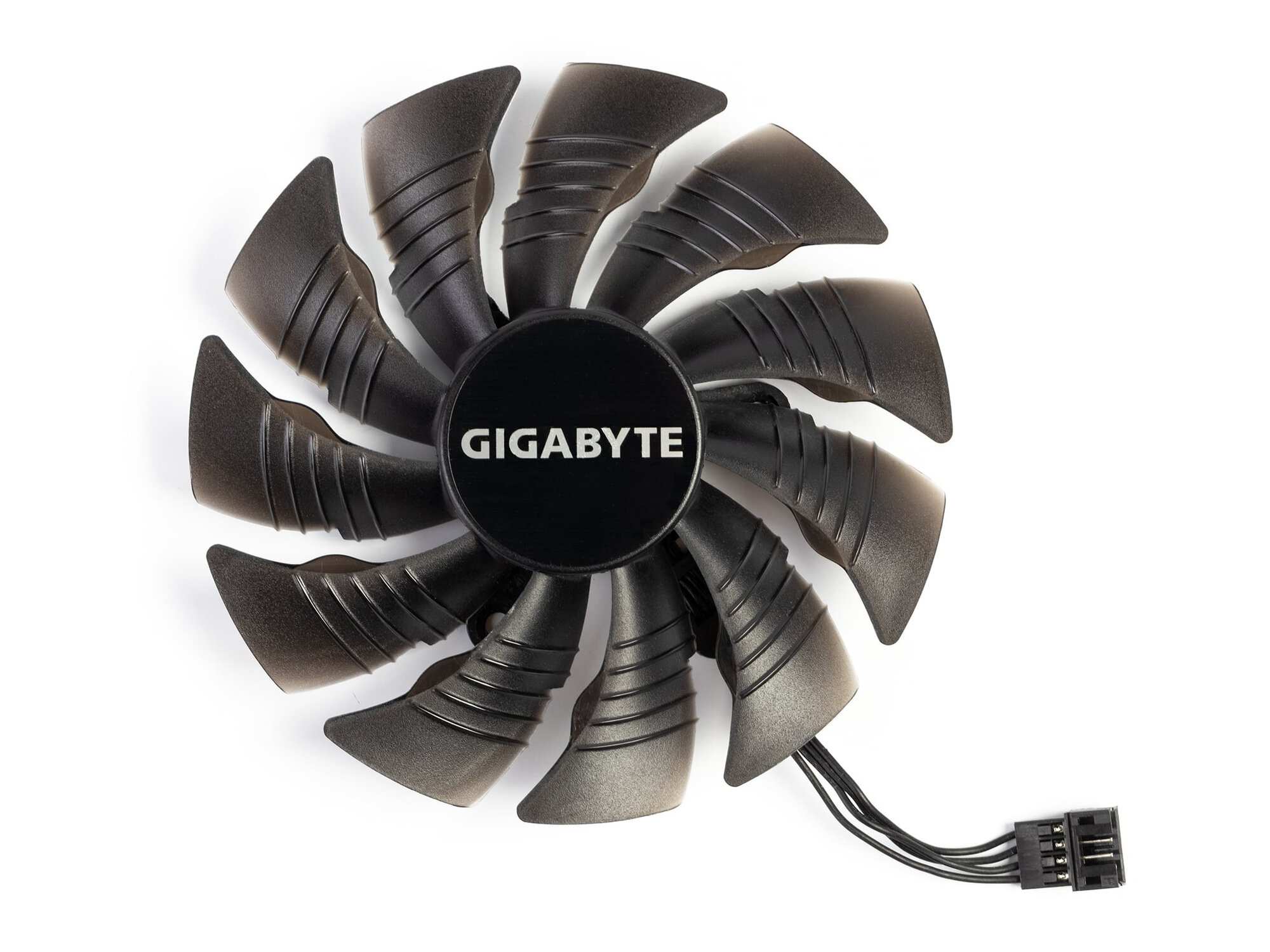Вентилятор для видеокарты Gigabyte Aorus GTX1070 GTX1080 / 4Pin мама / ⌀ 95мм / S 42мм / Лопасти нап