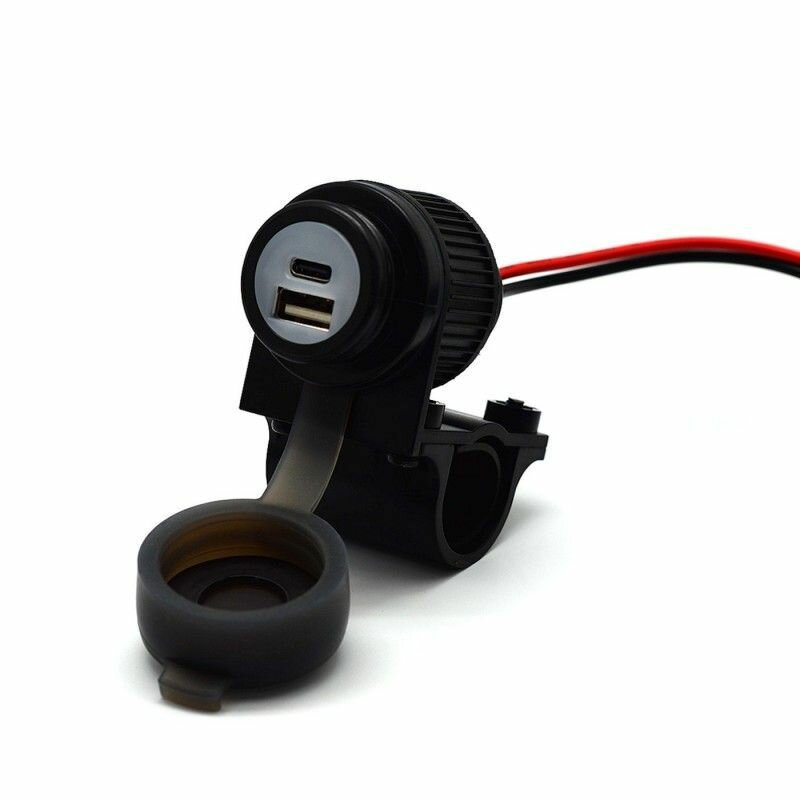 Зарядка на руль Duo USB A + С