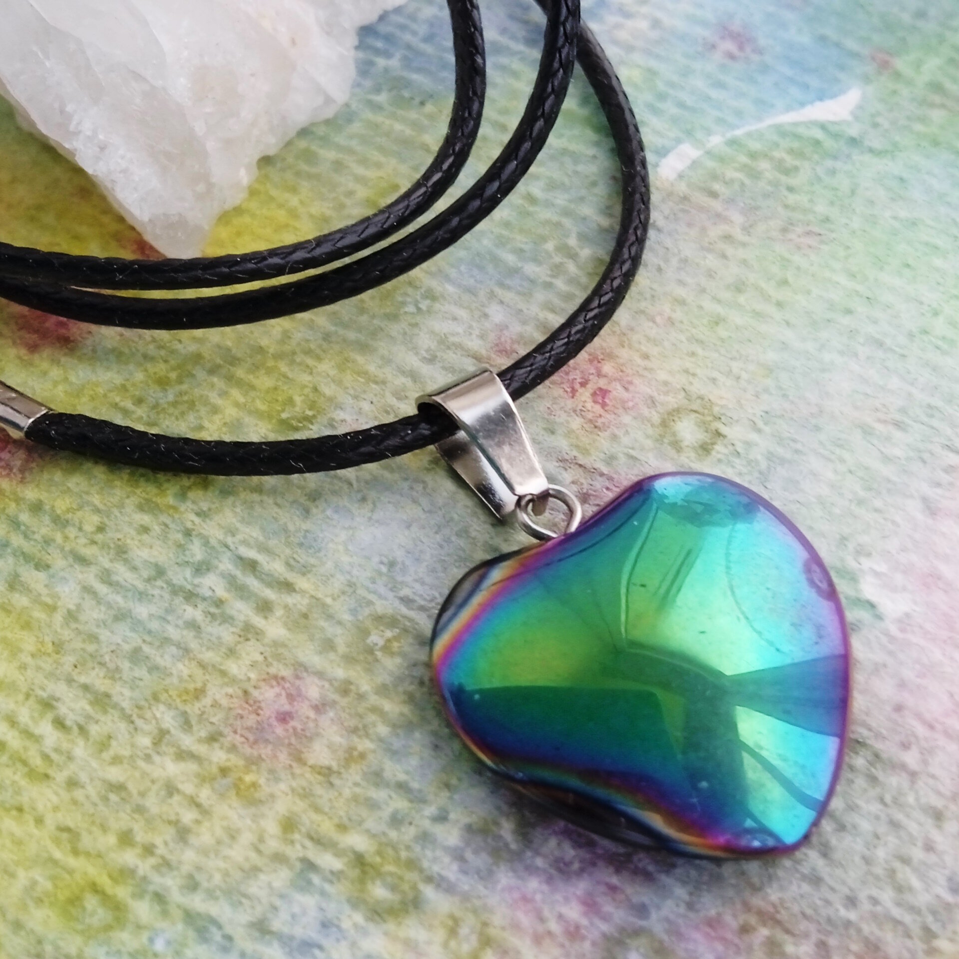 Колье, гематит