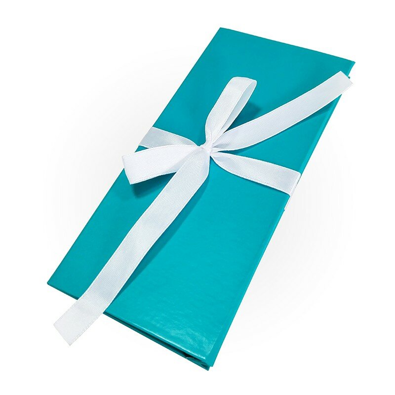 Конверт для денег, Мелованная бумага, Бирюзовый, 8,3*17,2 см, 1 шт.