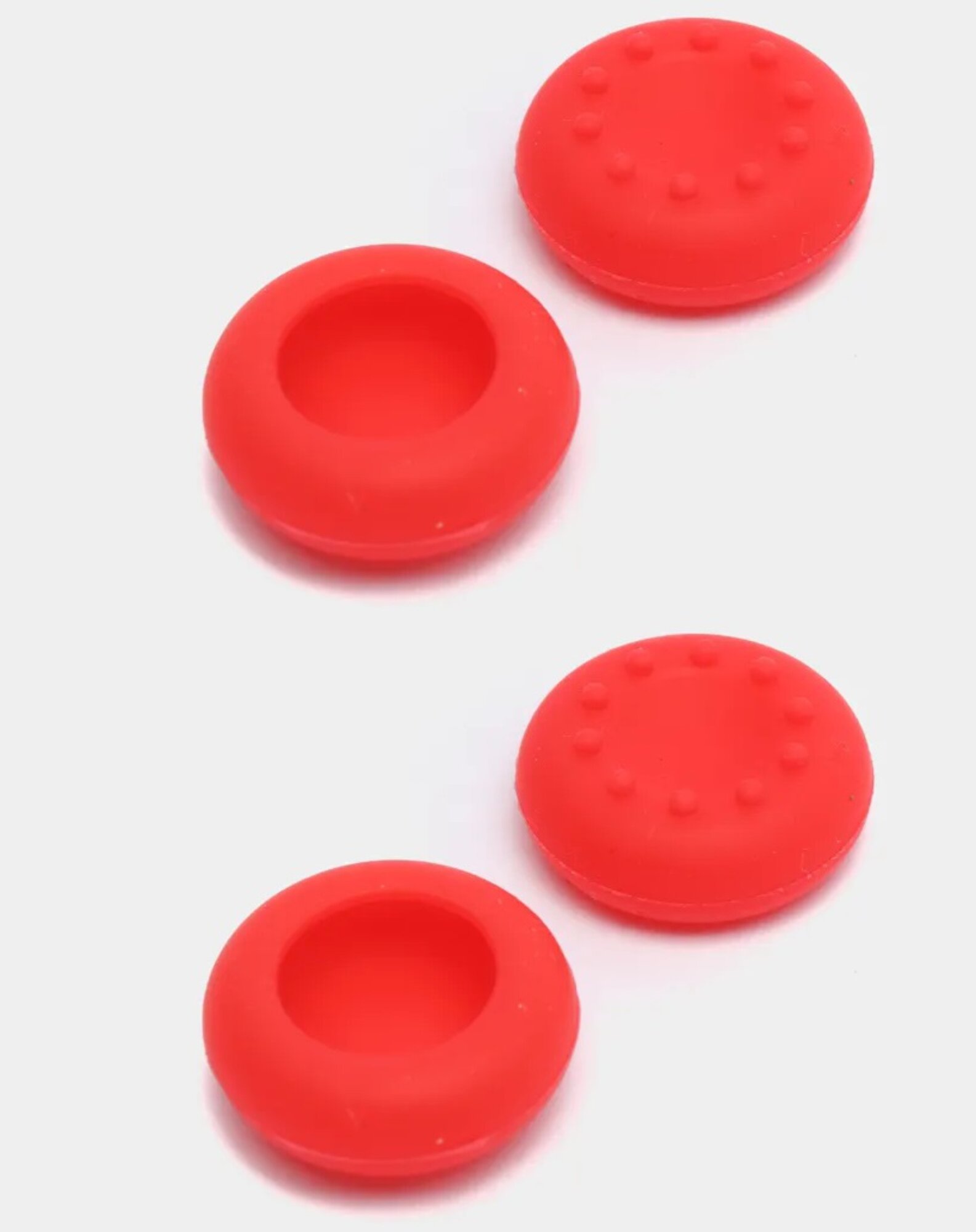 Насадки на стики IVYUEEN, для геймпада PS5 PS4 и XBOX ONE красные, силикон, 4 штуки