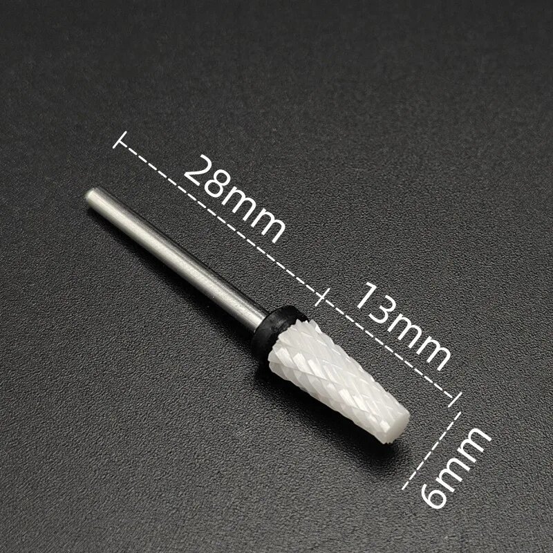 Цельная керамическая дрель для дизайна ногтей, роторный резак, устройство для чистки, аксессуары для машин для дизайна ногтей, инструмент для удаления геля для ногтей